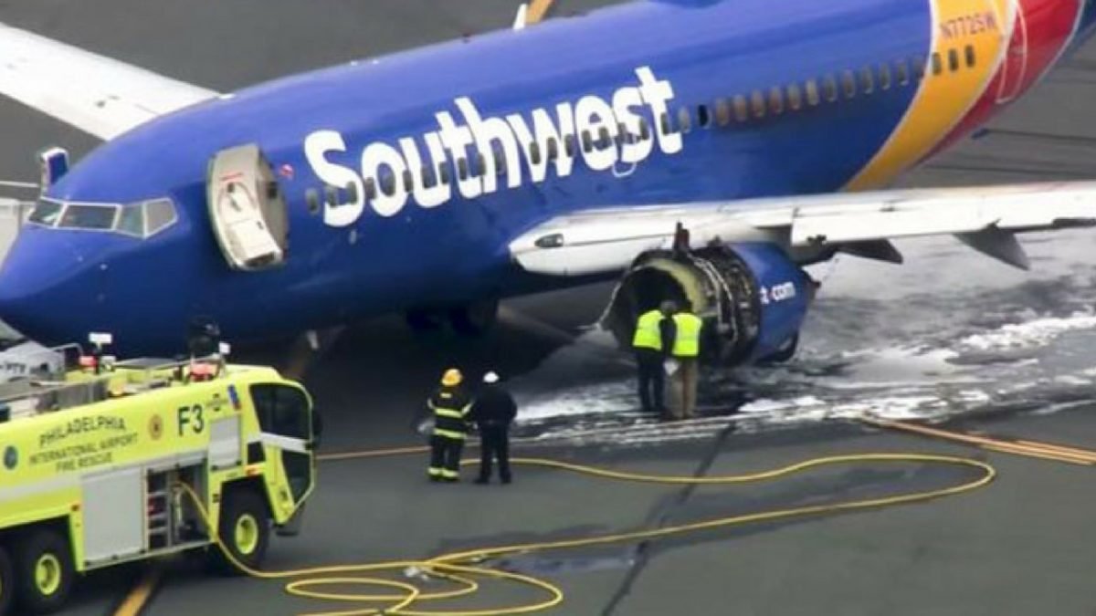 Southwest Airlines: One Passenger Died After Exploding Left Engine