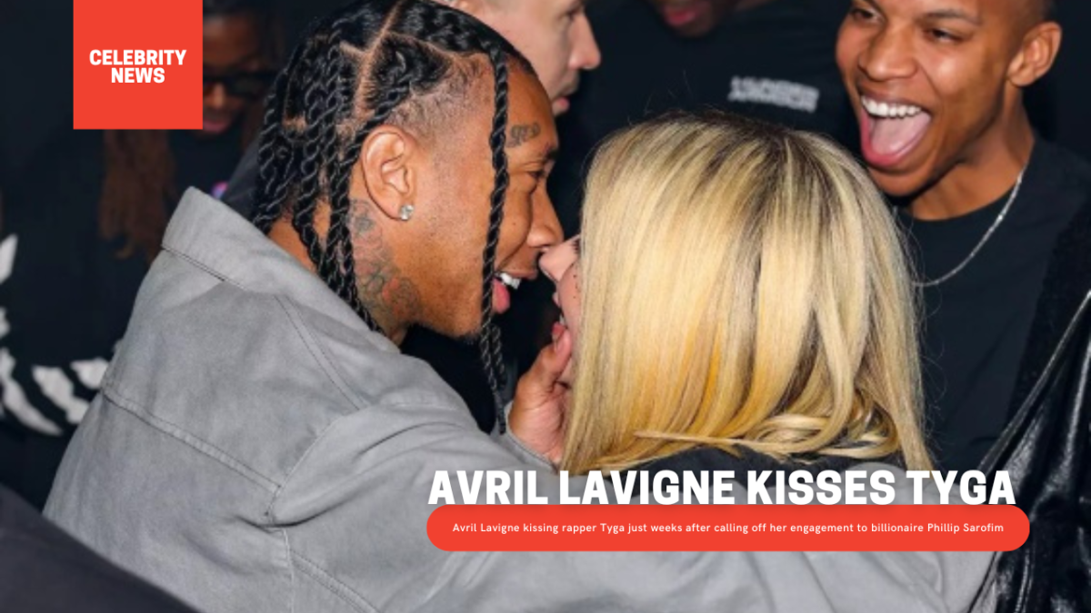 Avril Lavigne kisses Tyga