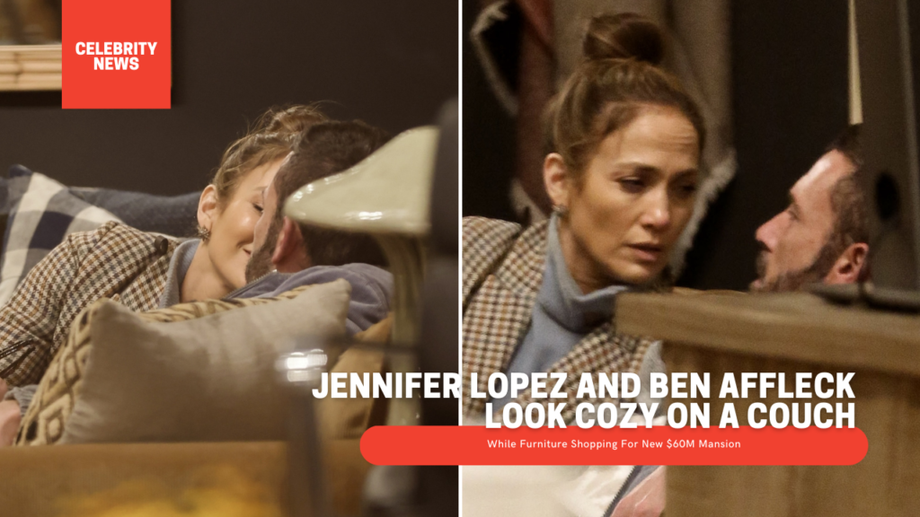 Jennifer Lopez And Ben Affleck Look Cozy On A Couch...