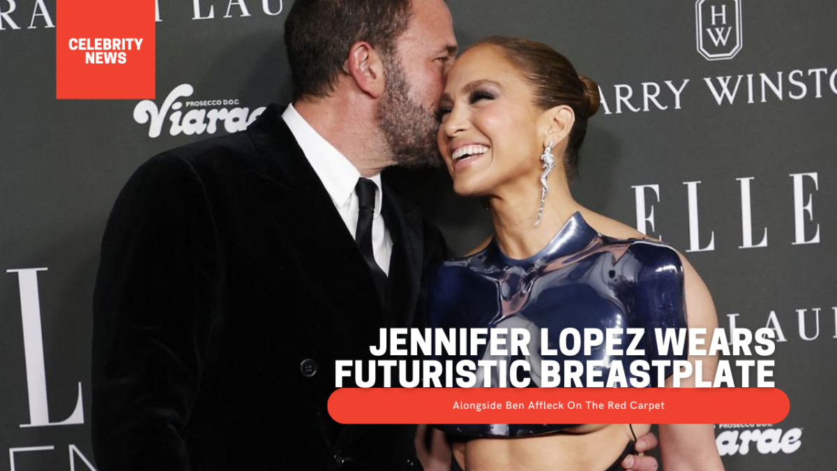 Jennifer Lopez Wears Futuristic Breastplate Alongside...